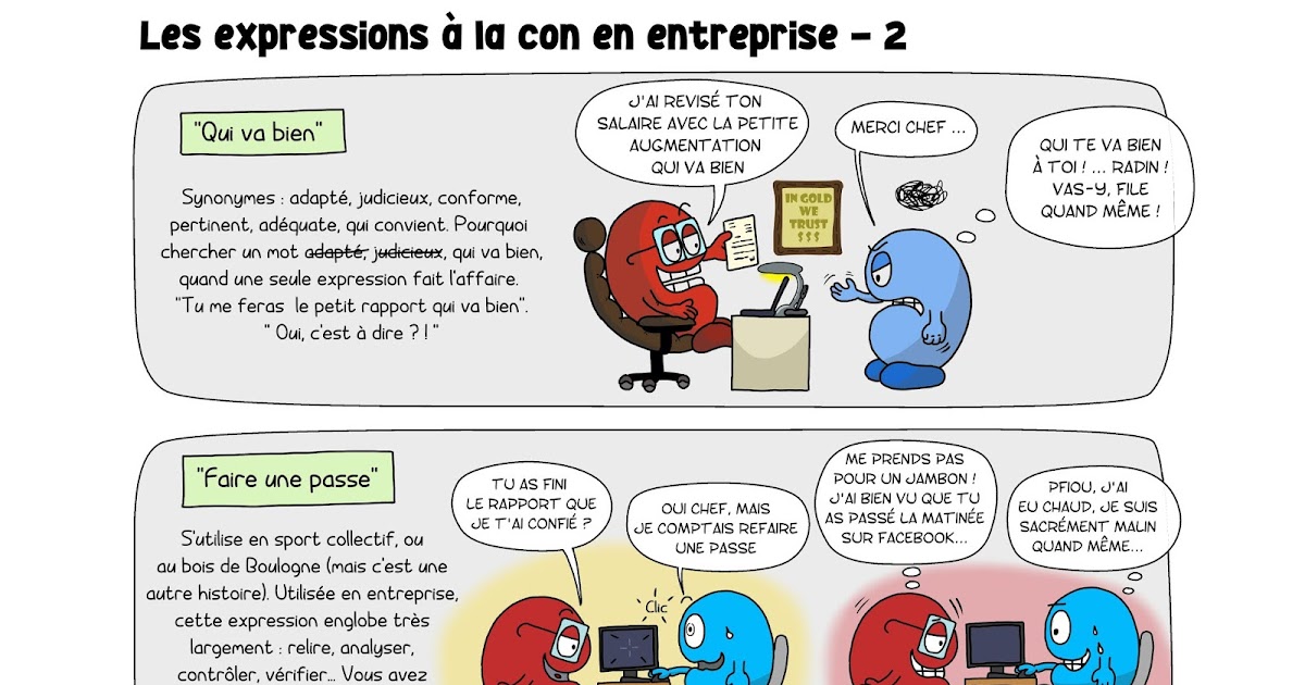 Serie à la con 2 : Les expressions à la con en entreprise 2