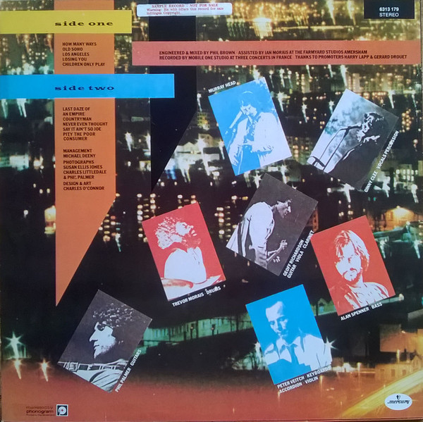 progressive music reviews: British singer Murray Head in 5 albums from ...