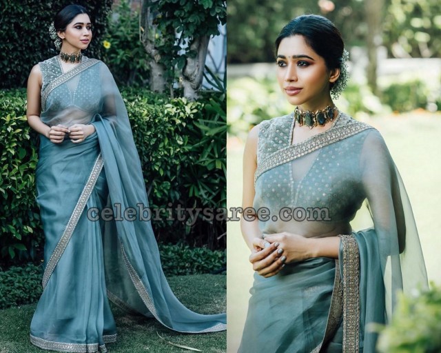 Aarthi Ravi in Sabyasachi Saree - Saree Blouse Patterns