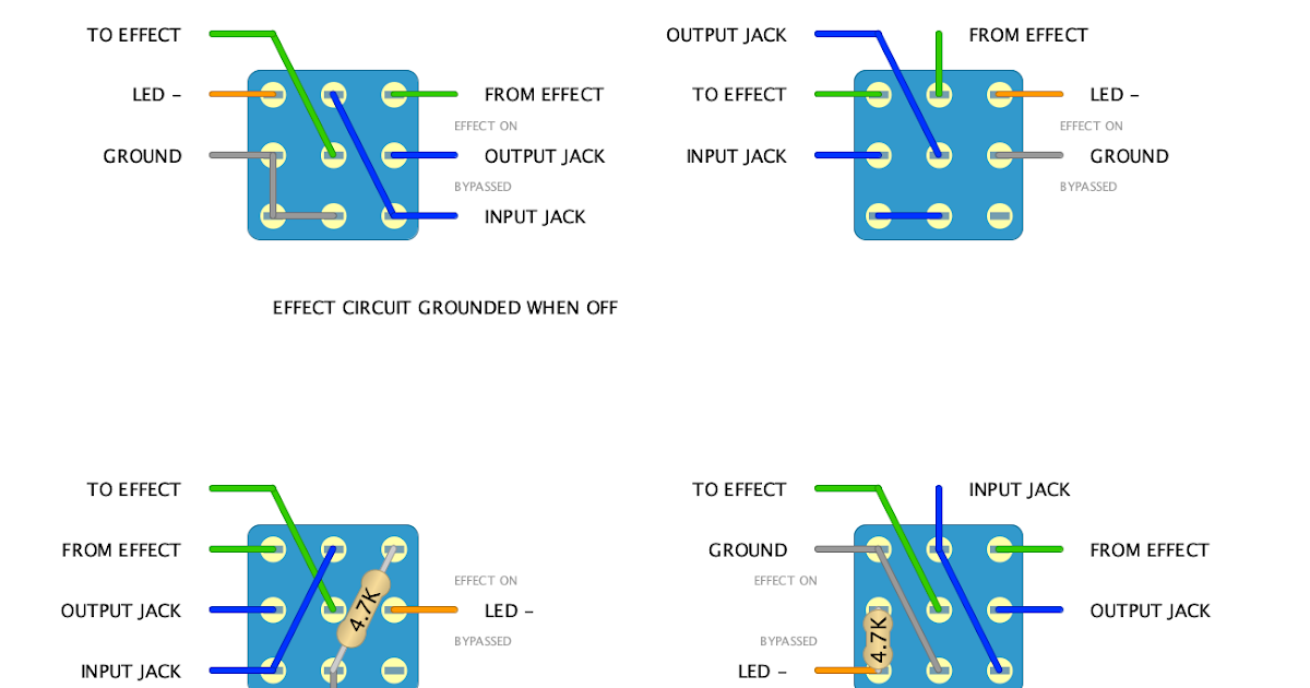 Guitar Effects - Vero - Point to Point - Tag Board Layouts: Common True ...