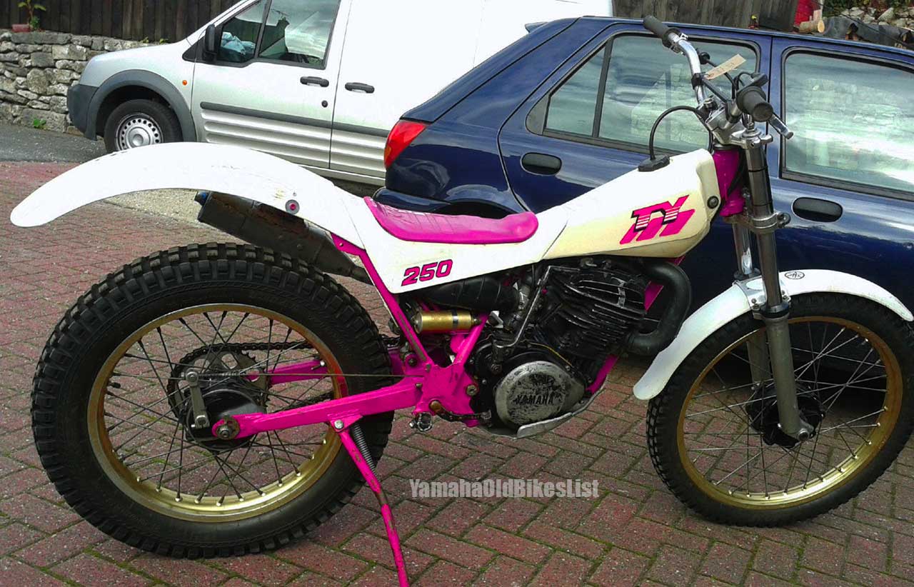 Yamaha TY250 Pinky Pictures And Video - Yamaha Old Bikes List