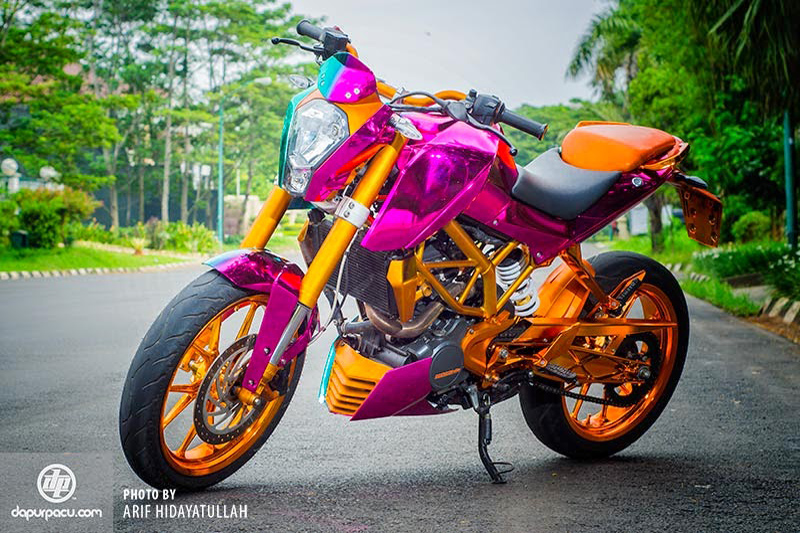 Kumpulan Foto Hasil Modifikasi KTM Duke 200 Terbaru - Otomotiva