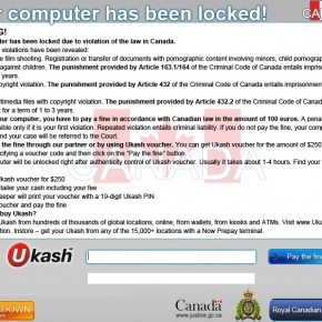 How to Remove Royal Canadian Mounted Police Ukash Virus ~ Thoughts at ...