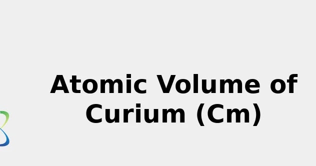 Atomic Volume of Curium (Cm) [& Color, Uses, Discovery ... 2022