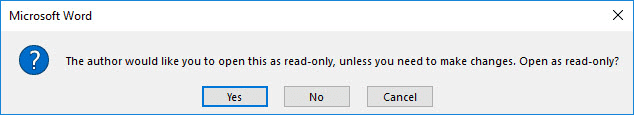 How To Remove Read Only From A Microsoft Word Document Windows Basics