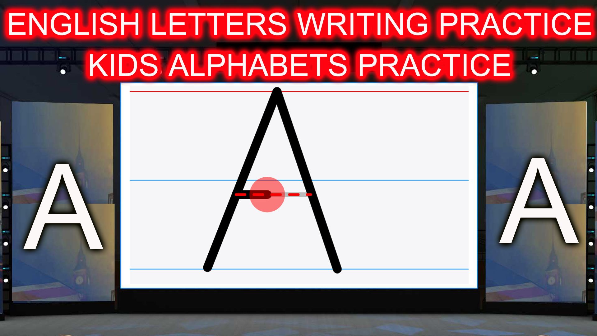 English Letters Writing Practice | Kids Alphabets Practice | How to ...