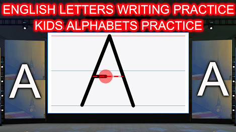 English Letters Writing Practice | Kids Alphabets Practice | How to ...
