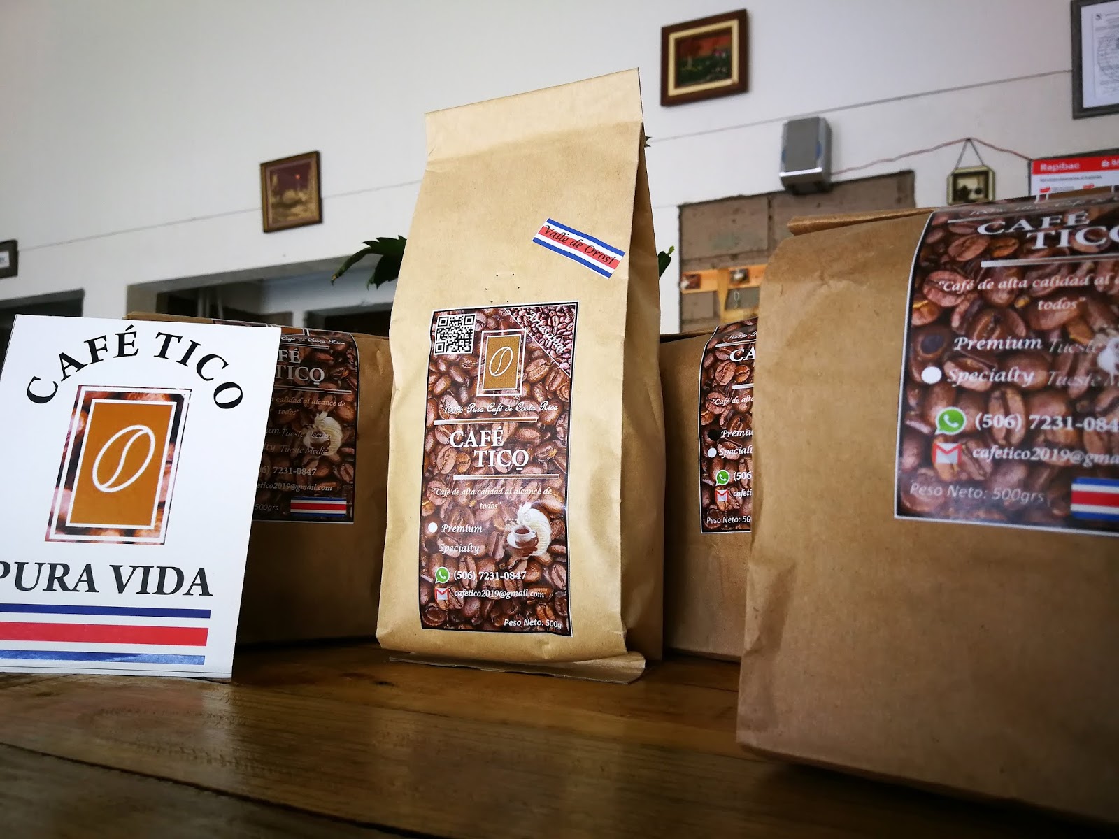 Conozca Nuestro (Café Tico) es de Calidad Oroseña y Café 100% Puro.