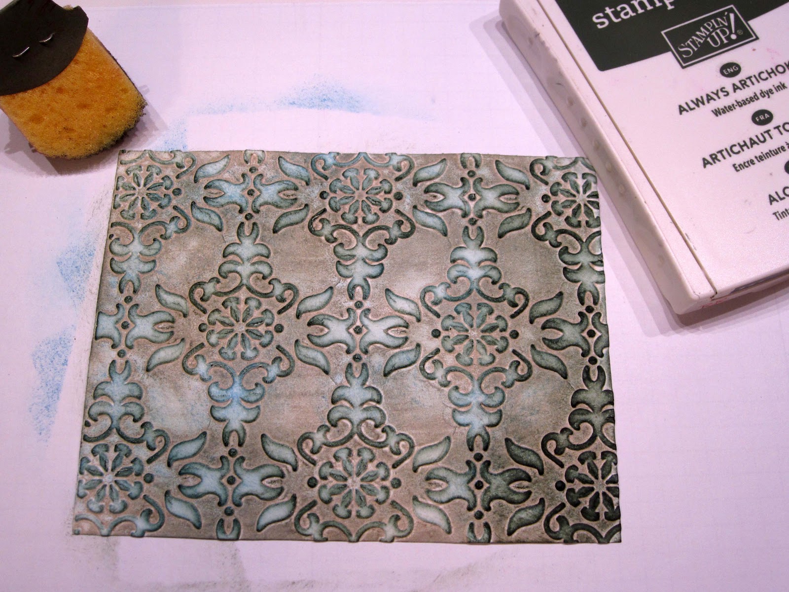 Inking It Up With Cathy: Technique Tuesday .... Faux Patina