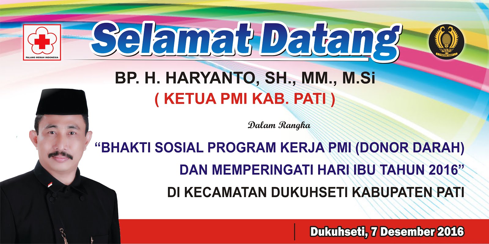 Contoh Banner Selamat Datang - Design Banner Pamflete