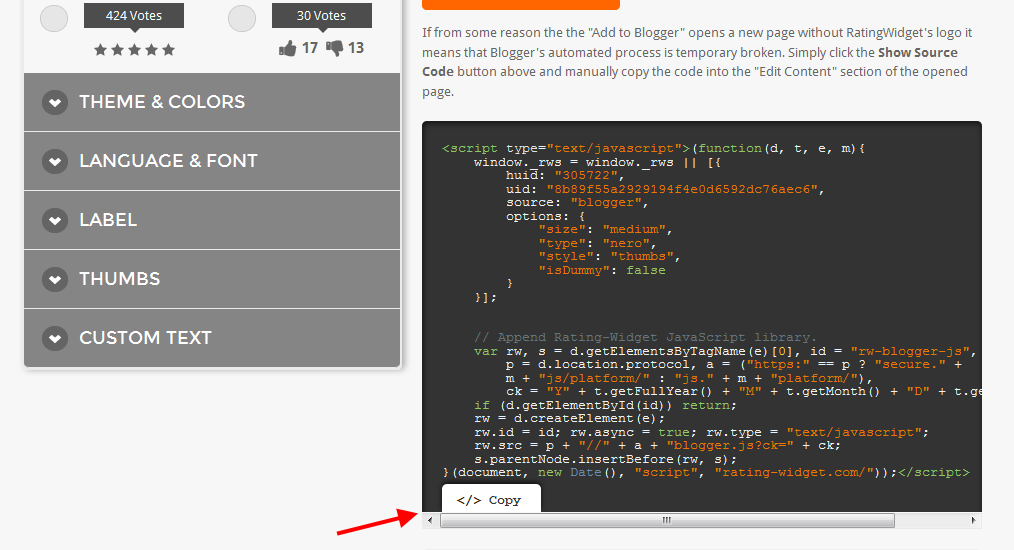 How to Add a Like, Dislike System in Blogger Post - Meralesson ...