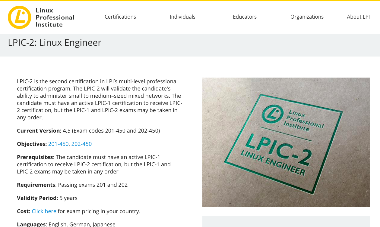 LPIC 2 – Linux Engineer | LPI Central