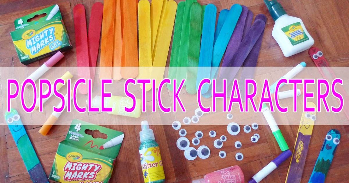 MrsMommyHolic: DIY: Popsicle Stick Characters