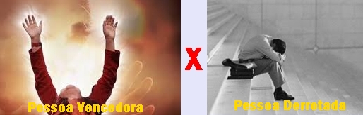Palavras Força Jovem: Pessoas vencedoras e pessoas derrotadas
