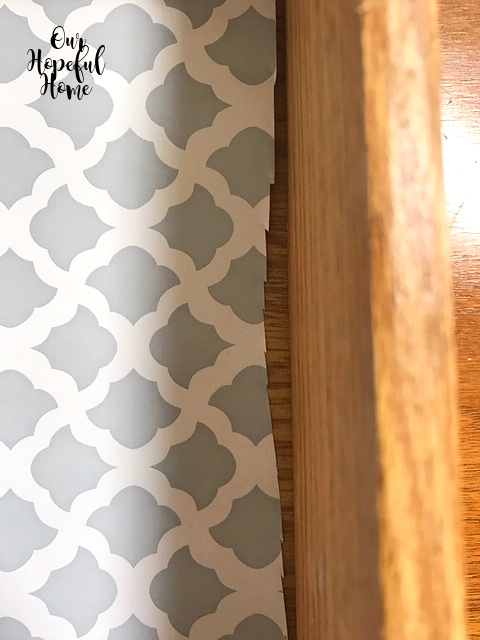 Our Hopeful Home: How To Make Drawer Liners With Contact Paper