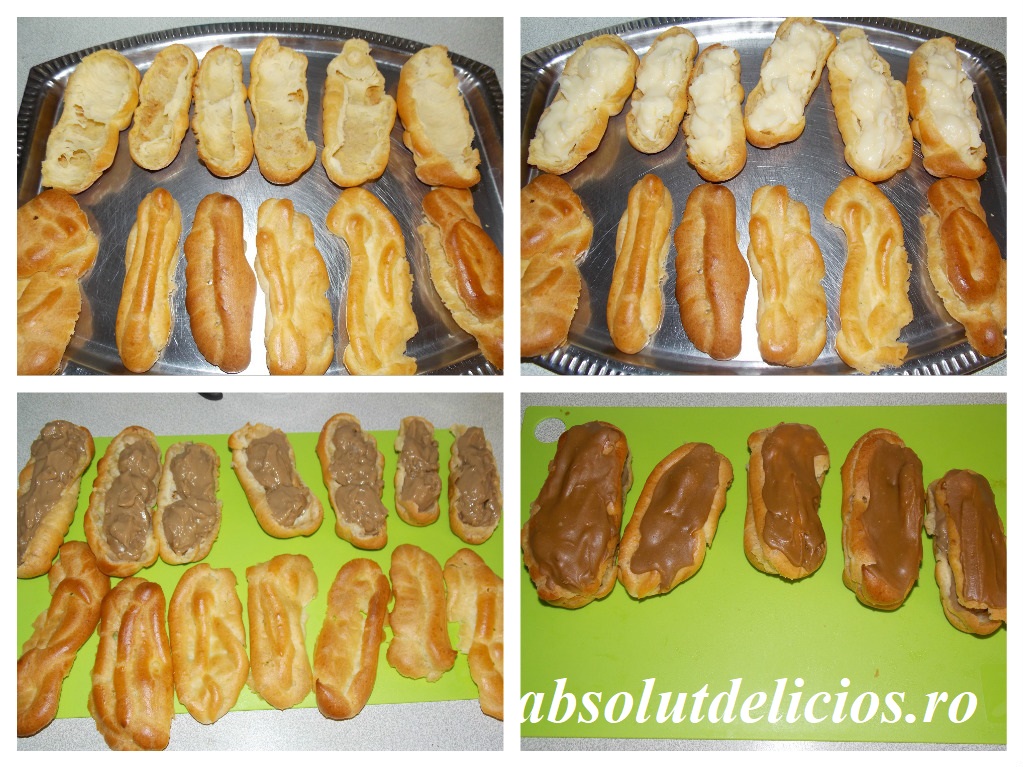 Absolut Delicios: ECLERE - RETETA PAS CU PAS