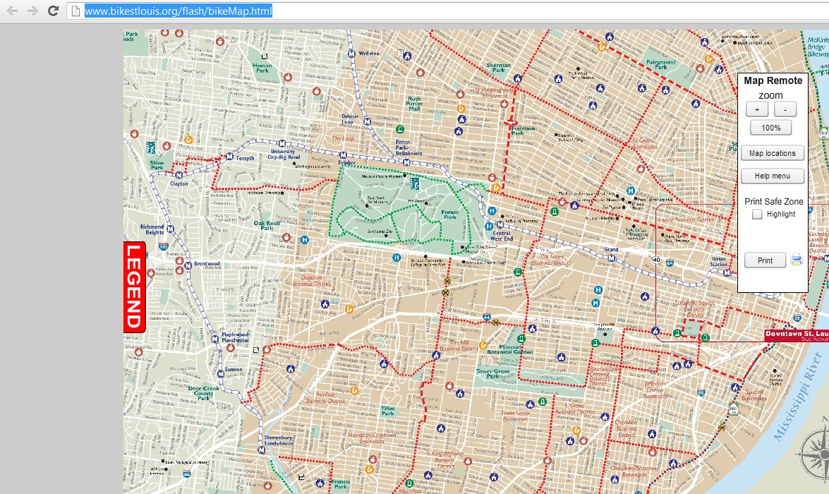 the art of construction: Cycling in St. Louis