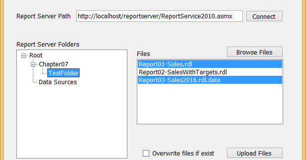 Dinesh's Blog :::: Being Compiled ::::: Reporting Services (SSRS) - Upload Multiple Files