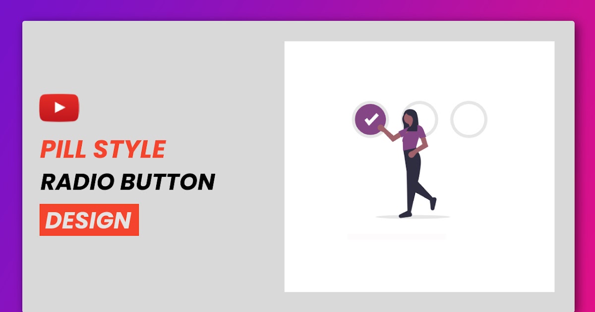 Pill Styled Radio Button | HTML And CSS | RUSTCODE