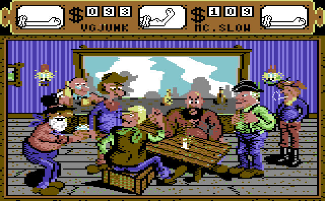 VGJUNK: WESTERN GAMES (COMMODORE 64)