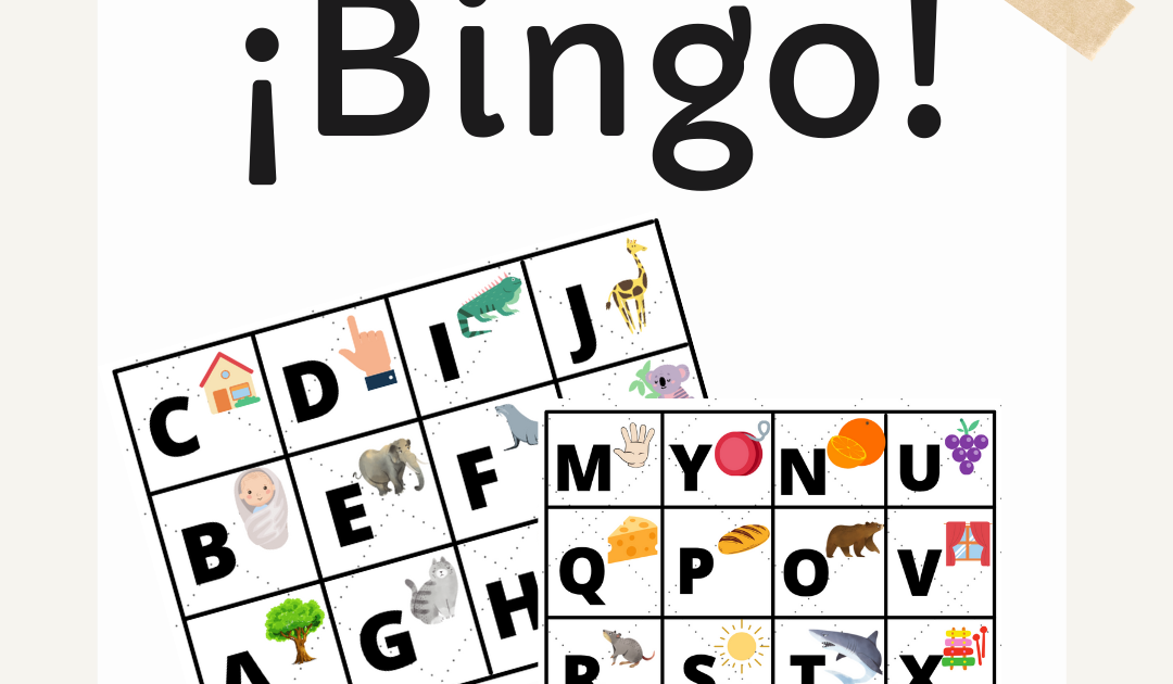 Educando desde el corazón: ¡BINGO! + Tarjeta letras y números del 1 al 9