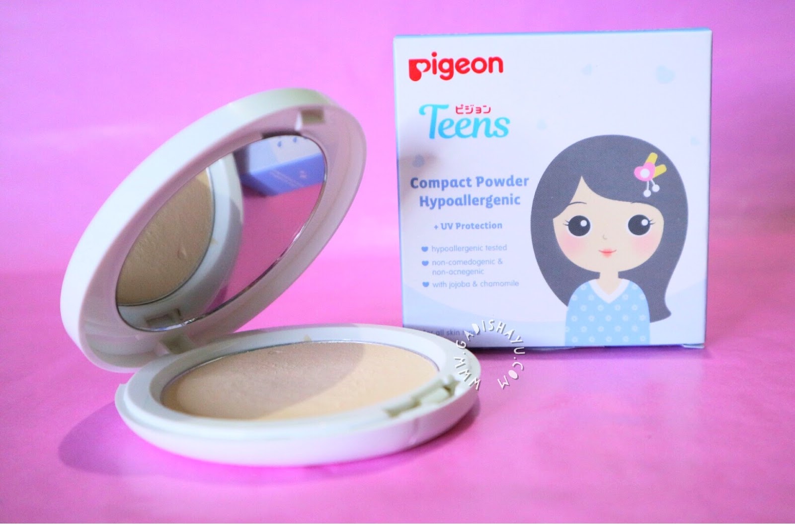 PIGEON TEENS REBORN (Compact Powder Hypoallergenic + UV Protection ...