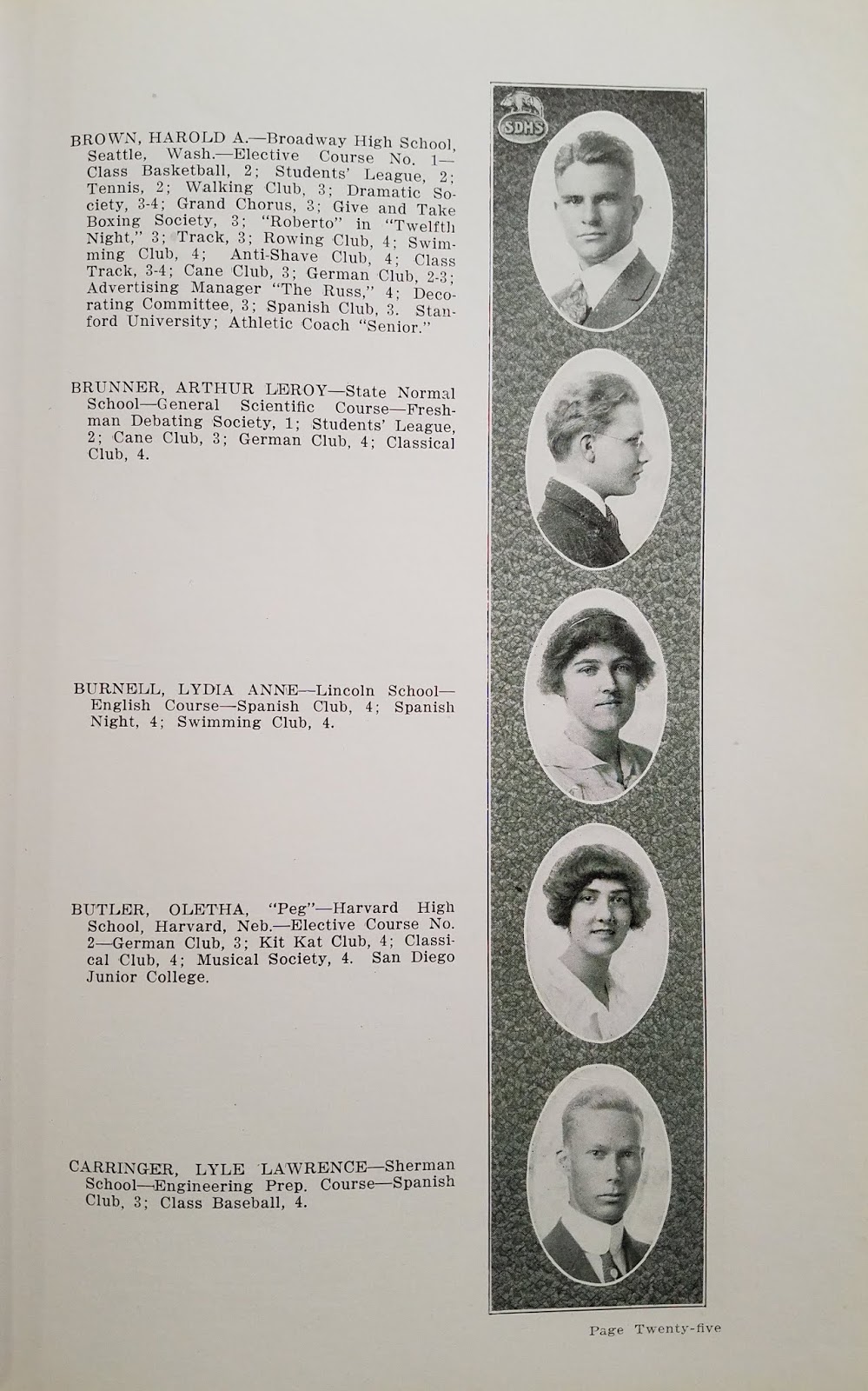 Genea-Musings: Treasure Chest Tuesday -- Lyle L. Carringer's 1914 High ...