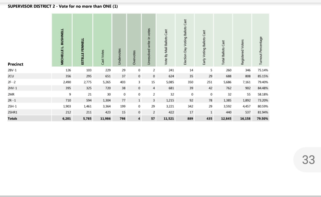 Words Worth: Michelle Bushnell is the new Supervisor for District 2