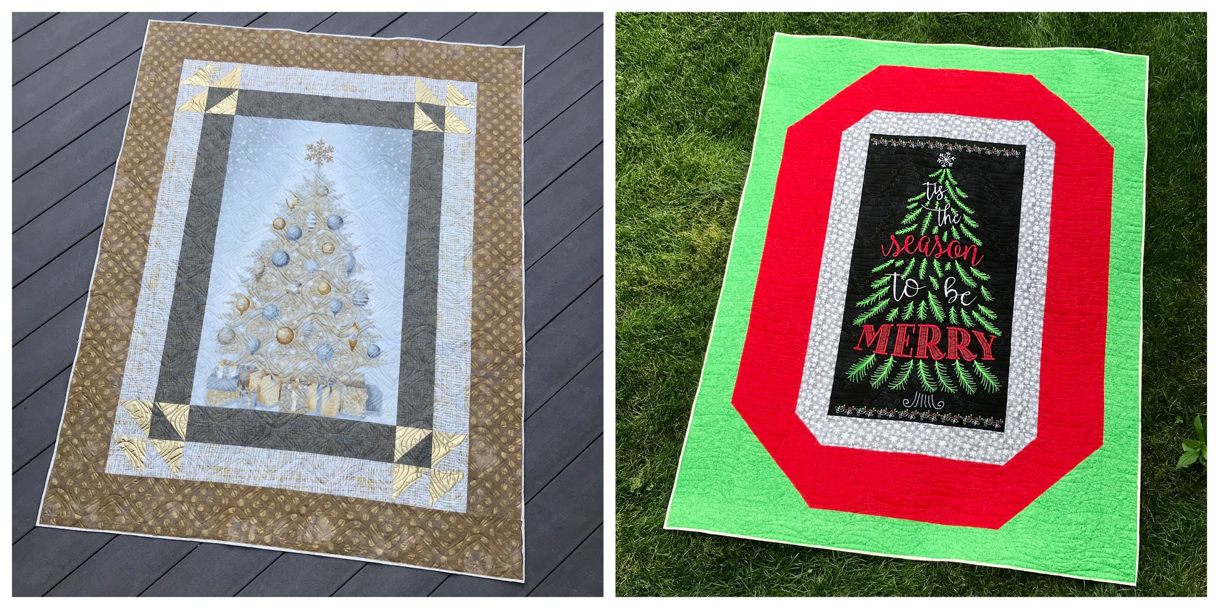 Grace and Peace Quilting: 🎄Two Christmas Panels 🎄