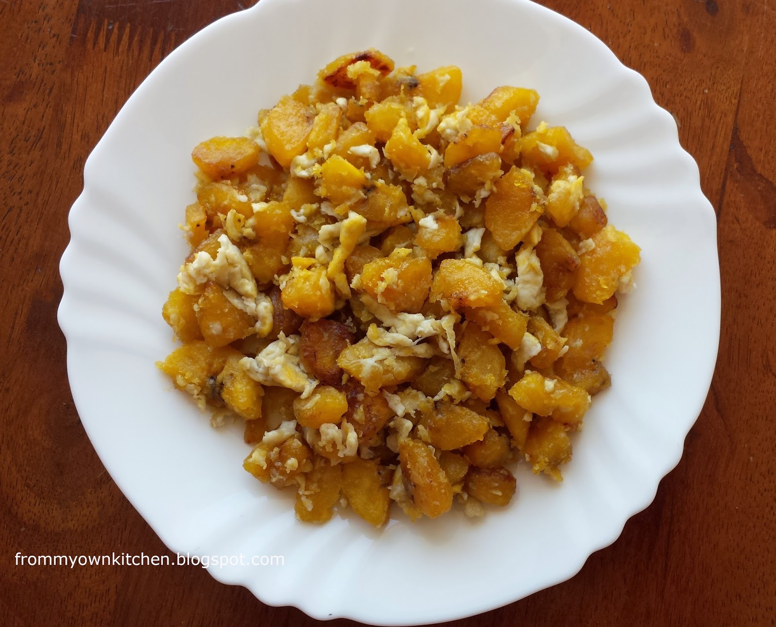 From My Own Kitchen: Plantains And Egg Stir Fry(Sweet Snack ...