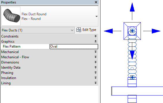 Revit Recess: Flexible Ducting Graphics