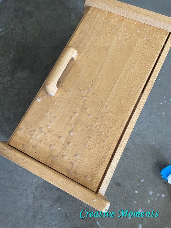 Floral Pallet Rice Paper Bread Box