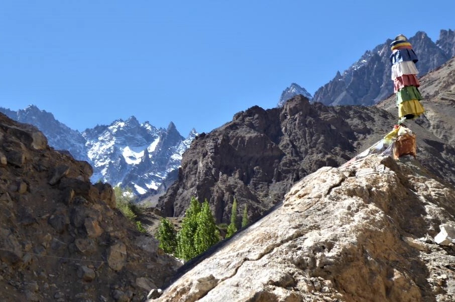 Rheumatologe: Mangyu Gompa near Alchi in Ladakh