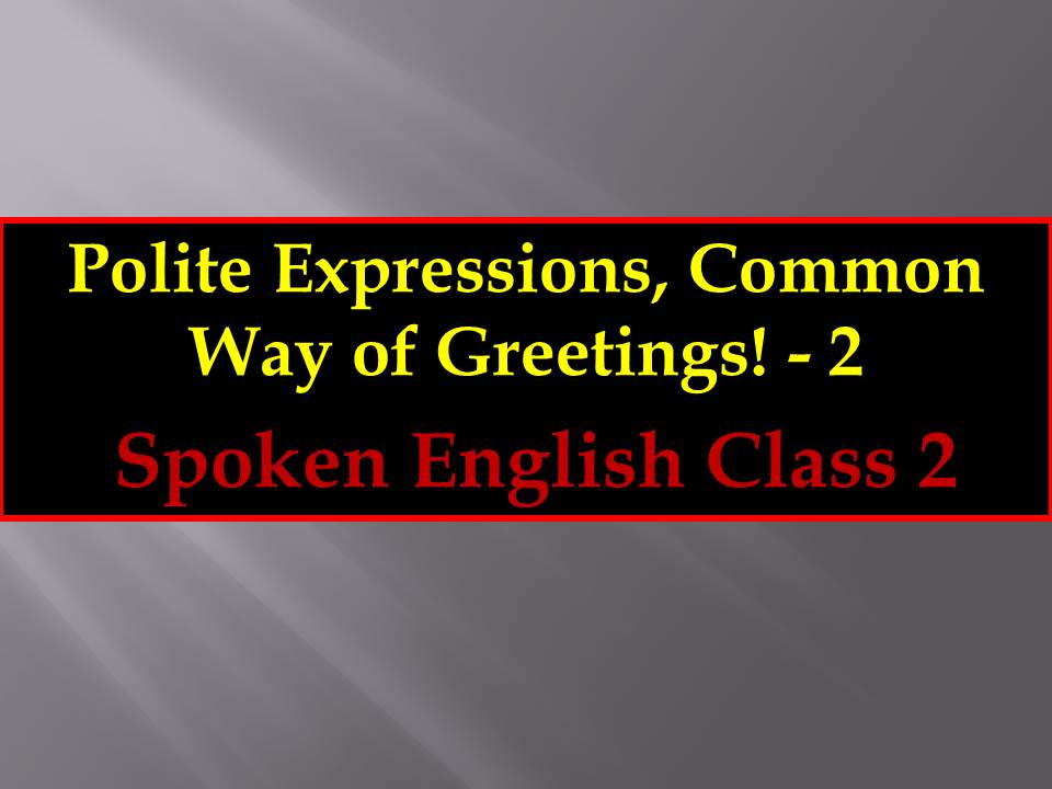 Online English Grammar Lessons: Spoken English