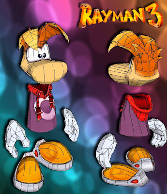 MooNFish' Paper Crafts: Rayman free papercraft / Рэйман / из бумаги ...