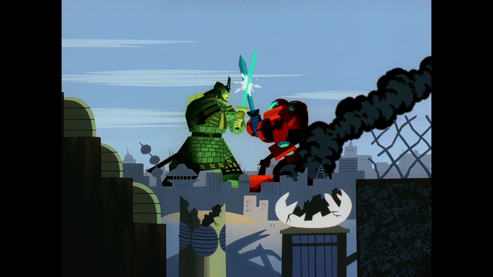 El arte es resistencia: 250 # Robo-Samurai vs. Mondo-bot.