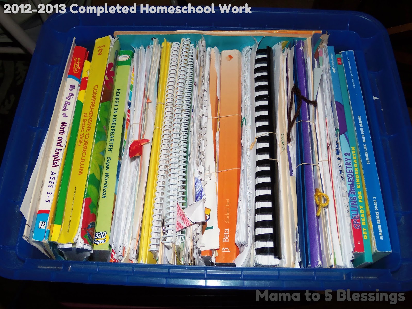 ALL ORGANIZED FOR OUR NEW HOMECHOOL YEAR - LEARN & LINK - Mama to 6 ...