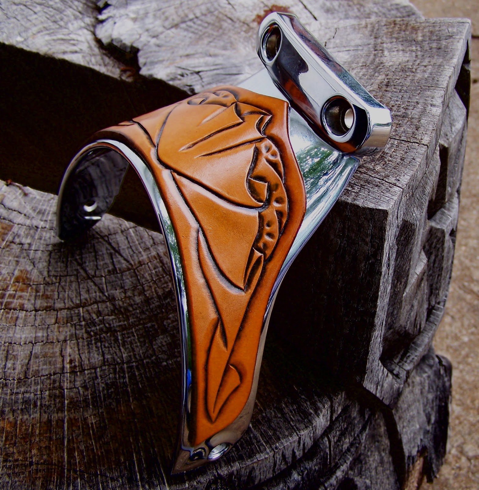 Moody's Garage: Hand Tooled Leather Motorcycle Pieces for Altered ...