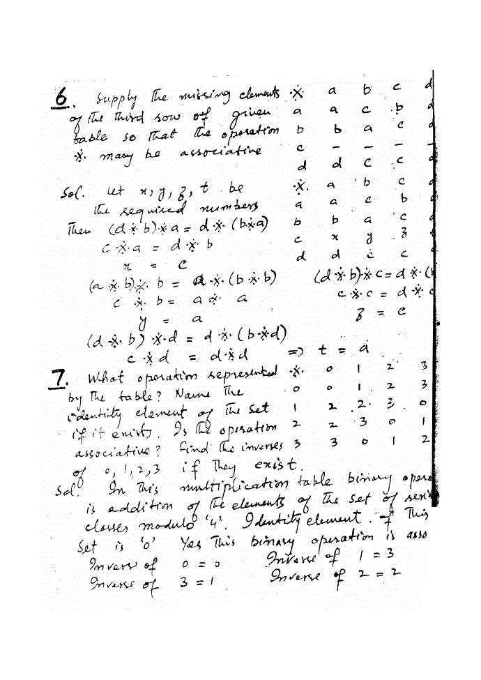 Exercise 2.7 SETS, FUNCTIONS AND GROUPS Mathematics Fsc Part 1 First ...