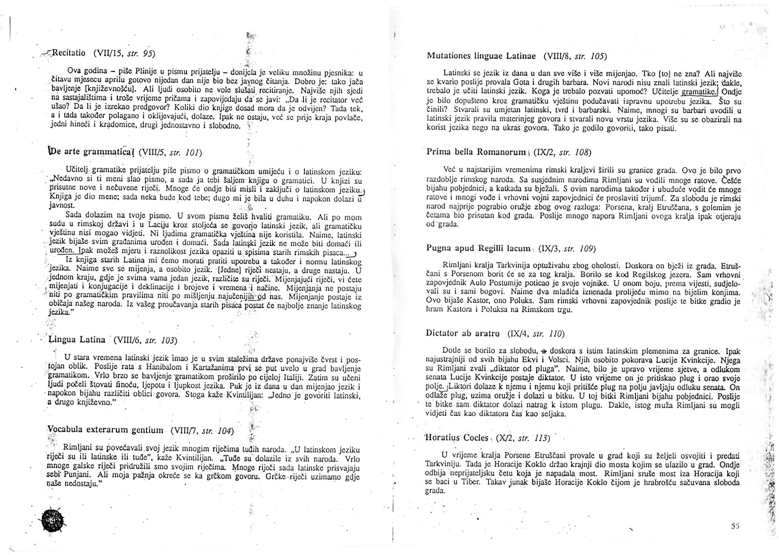 Orbis romanus: Prijevod svih tekstova