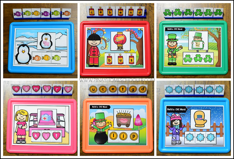 CVC Word Building Printables | The Pinay Homeschooler