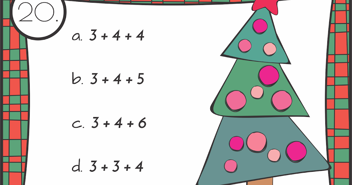 KM Classroom: Christmas Addition Math Facts with Three Addends Task Cards