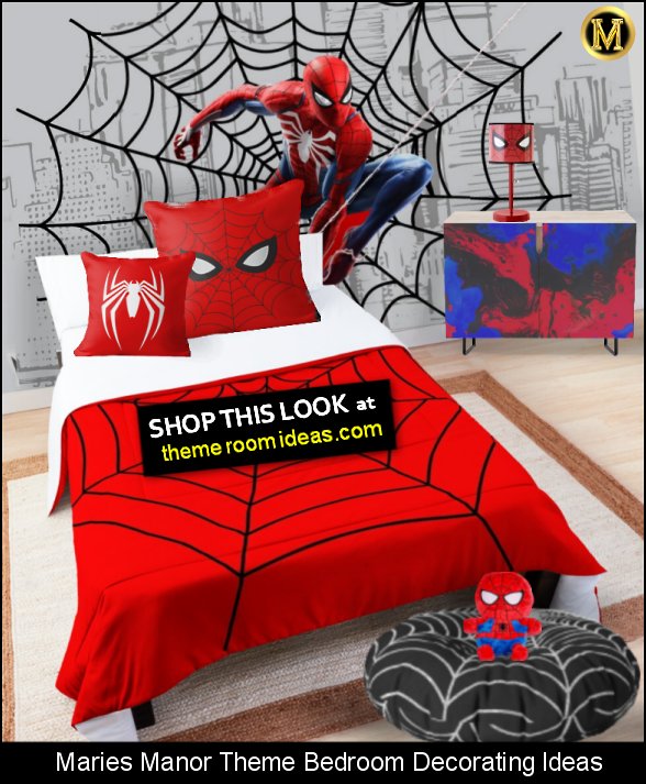 Decorating theme bedrooms - Maries Manor: spiderman bedroom decorating ...