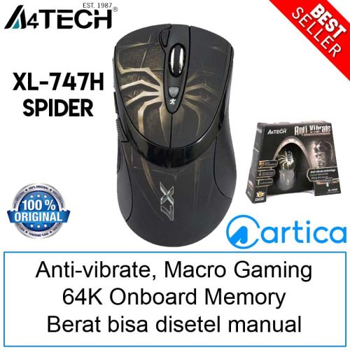 A4Tech X7 XL-747H Spider Macro Gaming Mouse - Uniteditem