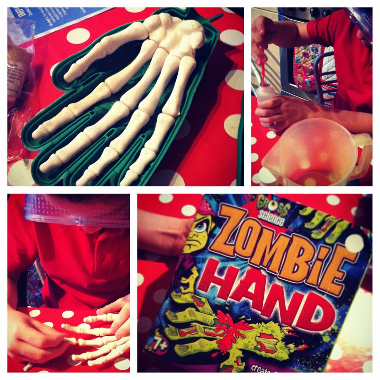 Mama OWL Blog: Gross Science! Zombie Hand Kit