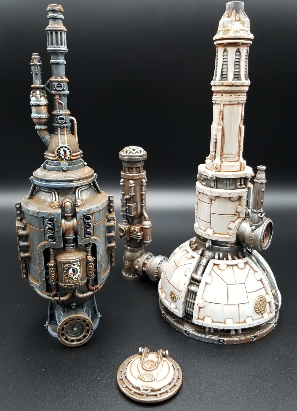 Tigurius's Omnis Arcanum Models: Sector Mechanicus Alchomite stacks