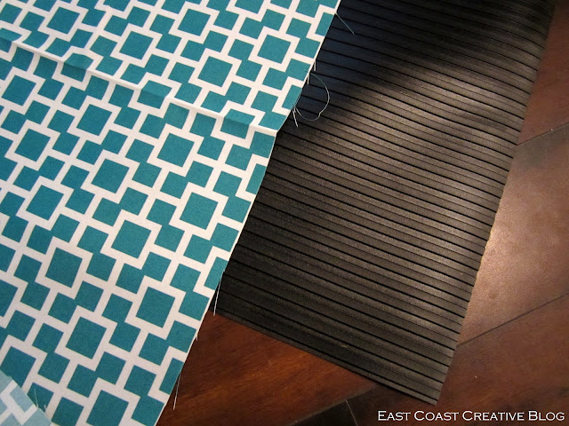 DIY Fabric Floor Cloth {Floor Mat} | East Coast Creative