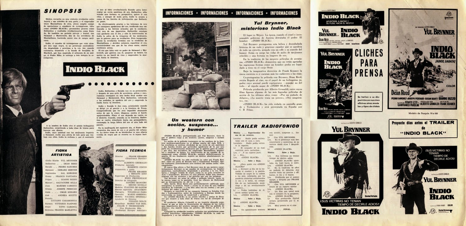 MON NOM EST PERSONNE: LES IMAGES DU WESTERN SPAGHETTI.: "ADIOS SABATA ...