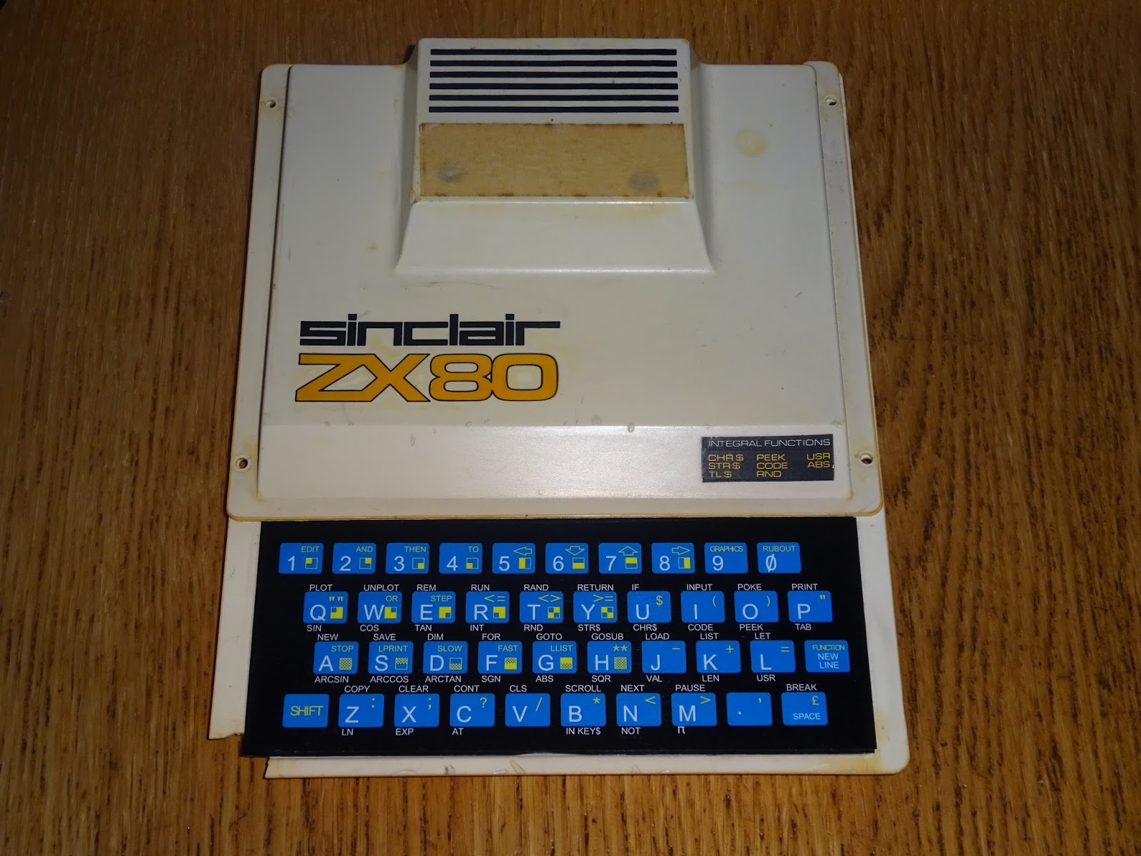 Tynemouth Software: ZX80 Keyboard Overlays