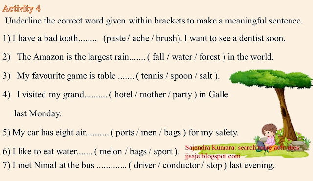 English Model Activities O/ L : ENGLISH ACTIVITIES AND PAPERS FOR GRADE 8